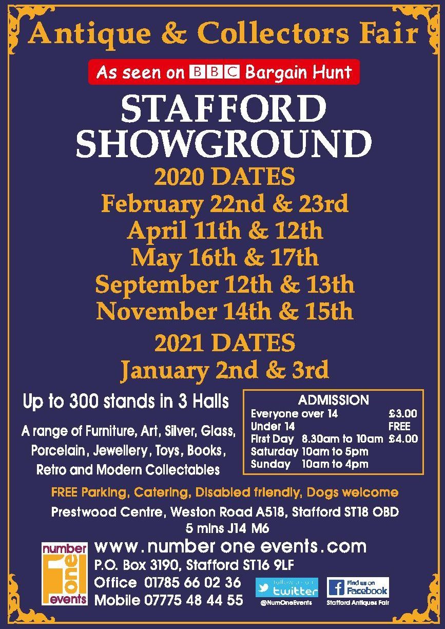Local Antique Fairs | Stafford, Staffordshire